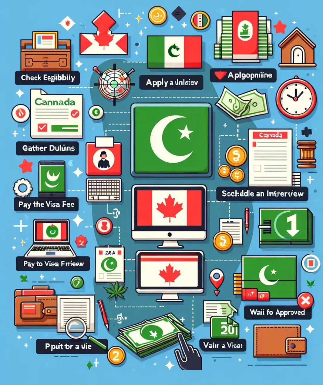 How to Apply for a Canada Visa from Dubai for Pakistanis